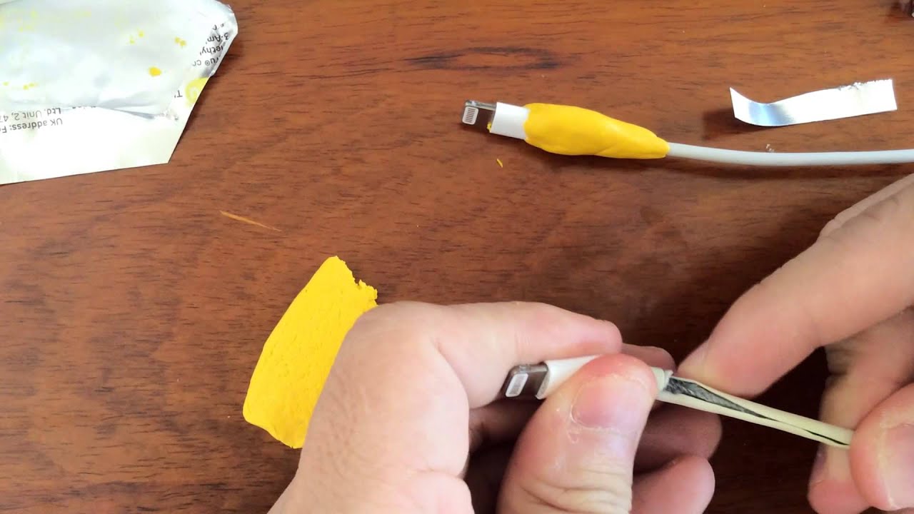 Sugru: Fixing Lightning cable (Unboxing and Review) - YouTube