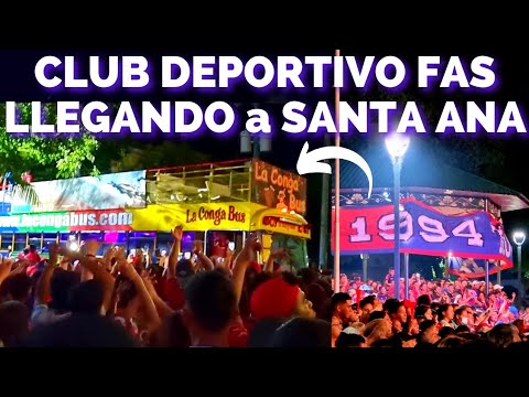 Club DEPORTIVOS FAS CAMPEÓN!! CELEBRACIÒN Llegando a SANTA ANA ...