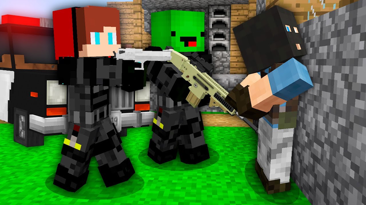 JJ and Mikey joined the Police in Minecraft! What happened? Maizen Challenge - YouTube