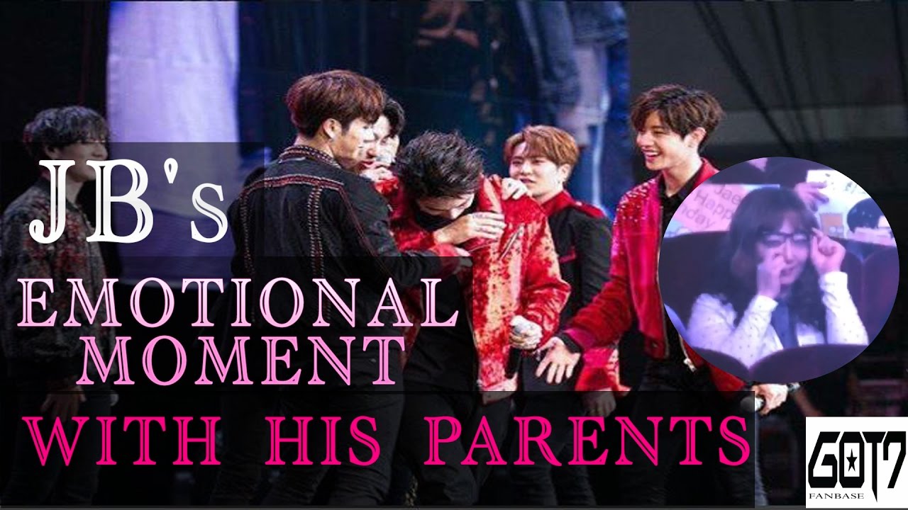 170107 - GOT7 In Taipei - JB's emotional moment with his parents - YouTube
