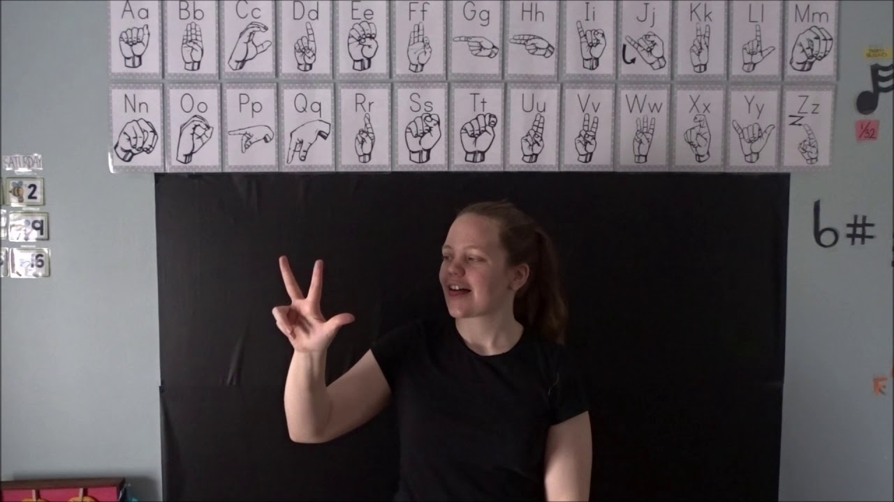 Sign Language: Numbers 31 - 40 - YouTube