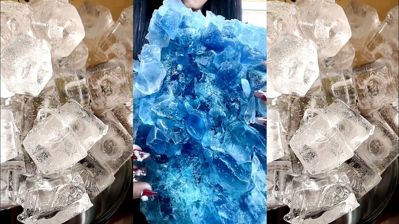 HARD ICE EATING / CRUSHED ICE / WHITE ICE. ICE EATING - YouTube
