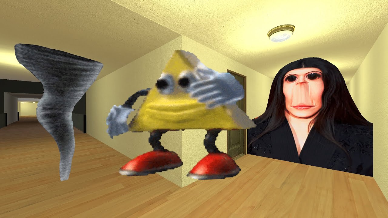 Dancing Triangle, Rosalia Bizcochito And Tornado Nextbot Gmod - YouTube