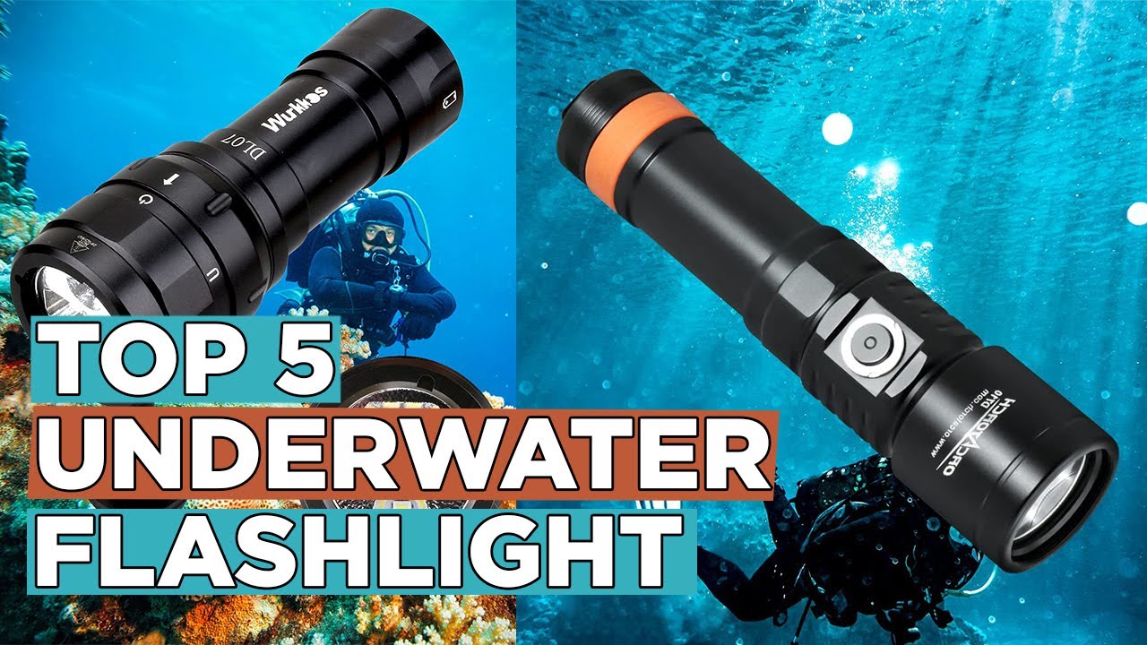 Top 5 Best Underwater Flashlight - YouTube