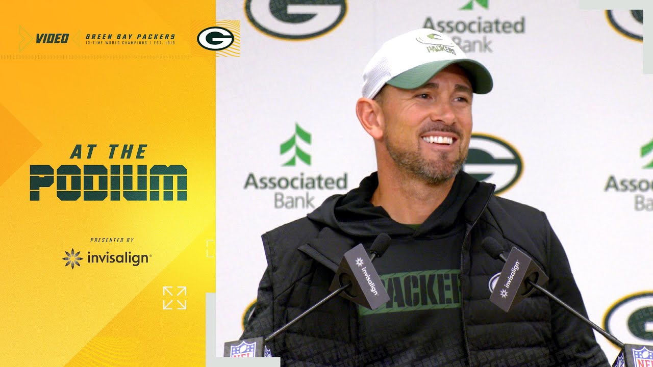 Matt LaFleur provides advice to WR Bo Melton on facing his brother Max ...