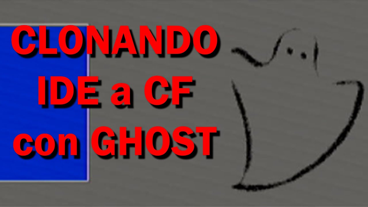 Clonando un disco duro IDE a CompactFlash con GHOST - YouTube