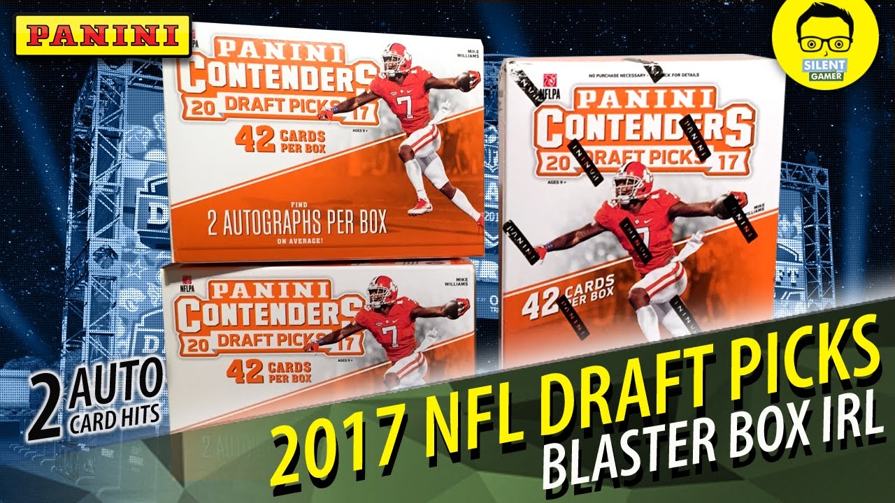 How We Pick Panini Blaster Boxes - 2017 Panini Contenders Draft Picks ...