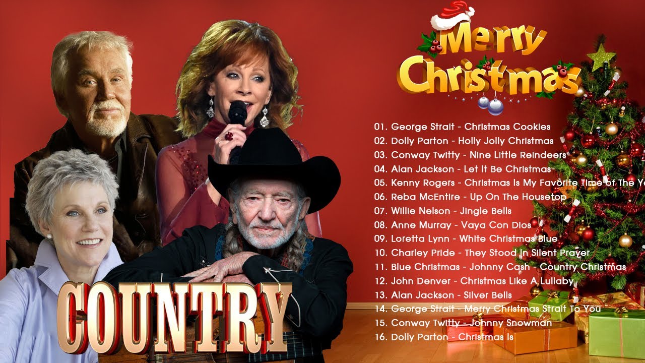 Top 50 Country Christmas Songs of All Time🎄Country Christmas Music ...