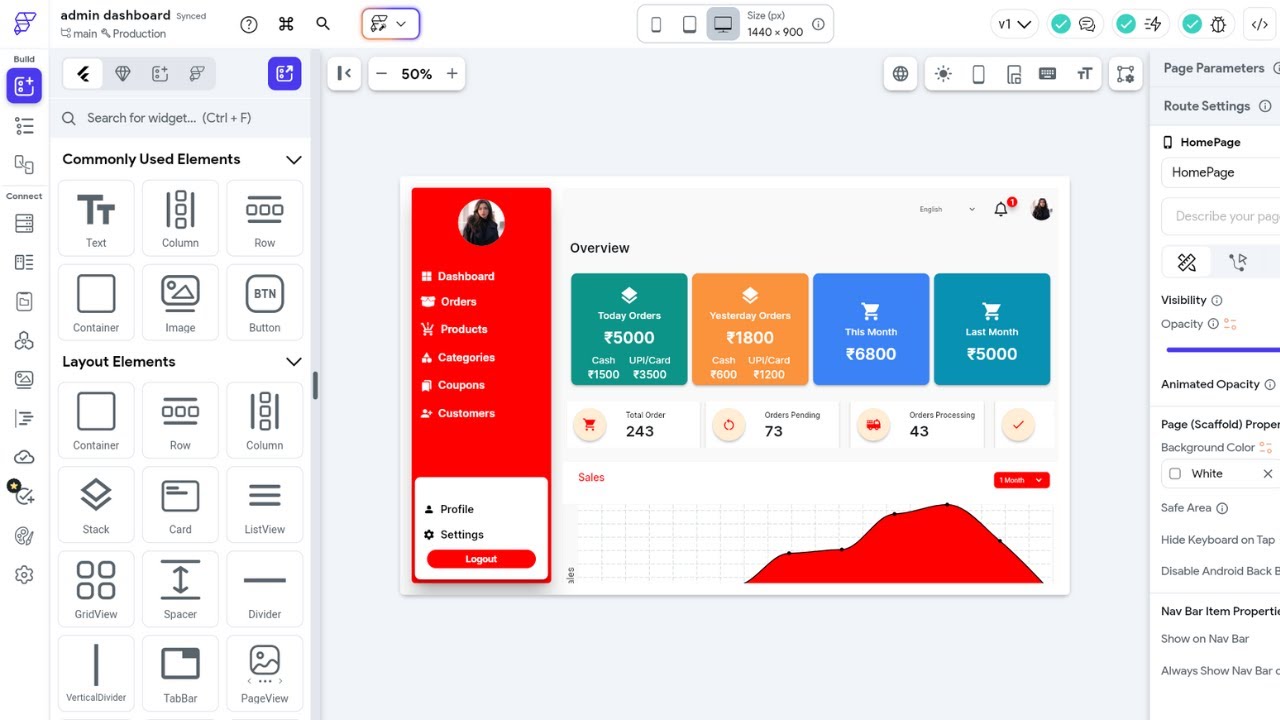 How To Create An Admin Dashboard In Flutterflow Without Coding Tamil Youtube