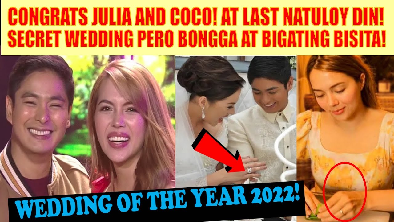 CONGRATS COCO MARTIN AND JULIA MONTES! AT LAST, NATULOY DIN! SECRET ...
