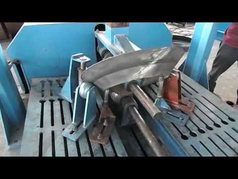 centrifugal & axial fan parts spinning machine - YouTube