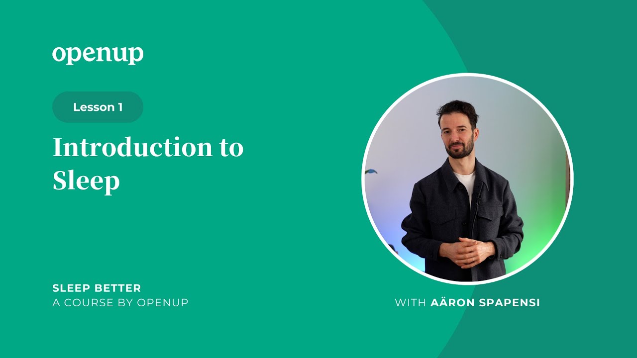 Sleeping Better (1) | Introduction to Sleep - YouTube