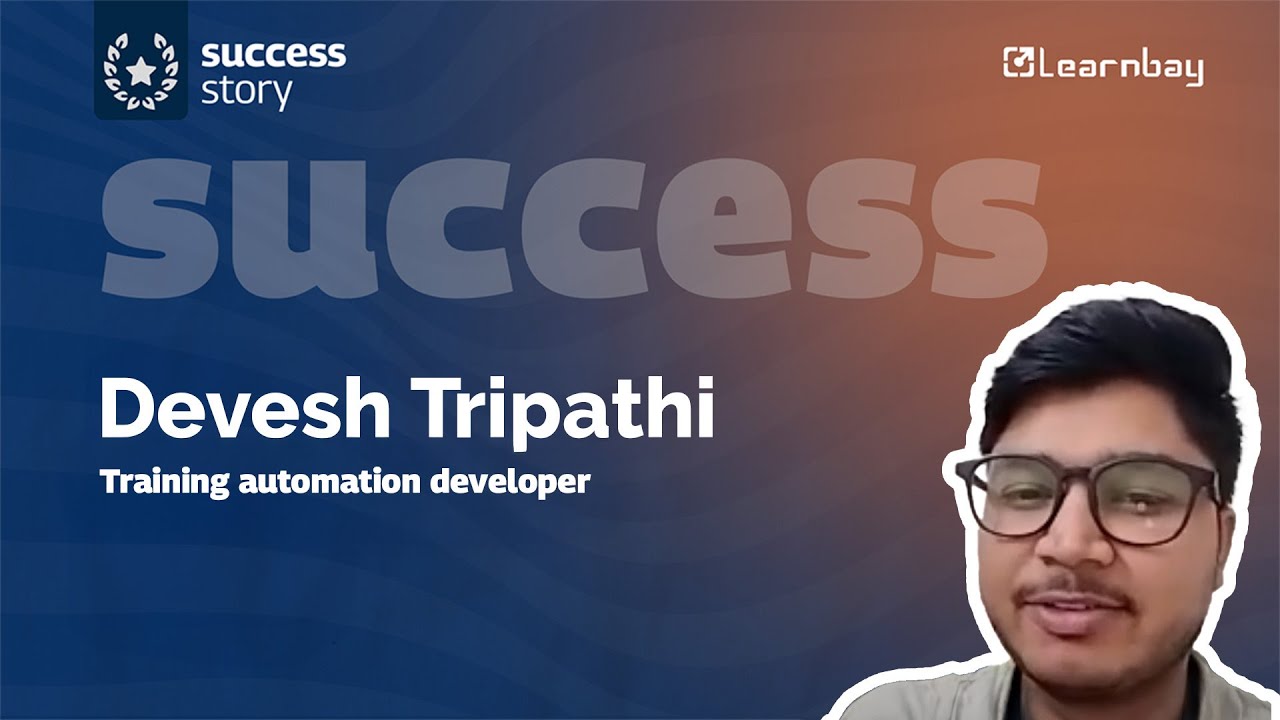 From Learnbay to Automation Developer | How Devesh Used ML at Work ...