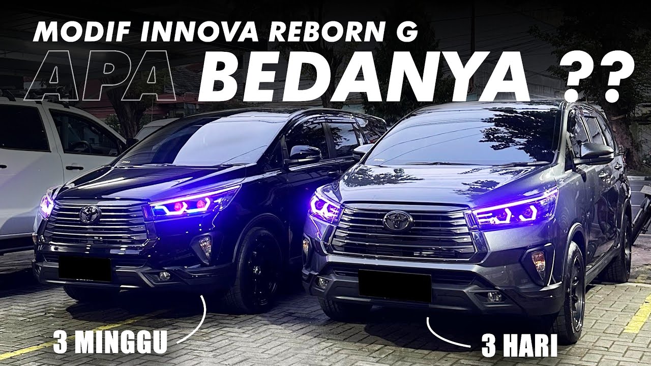 MODIF INNOVA REBORN 3 HARI VS 3 MINGGU !! NGAPAIN AJA MODIF SEGITU LAMA ...