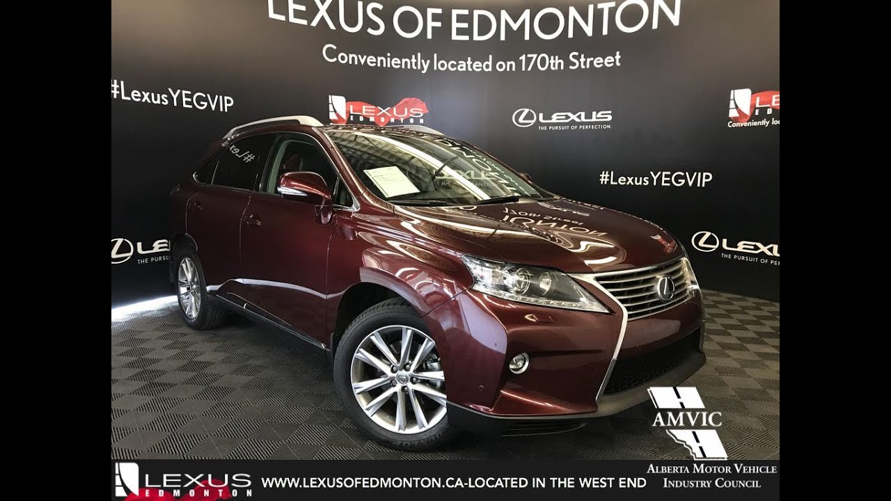 Used Red 2015 Lexus RX 350 Touring Package In Depth Review Spruce Grove ...