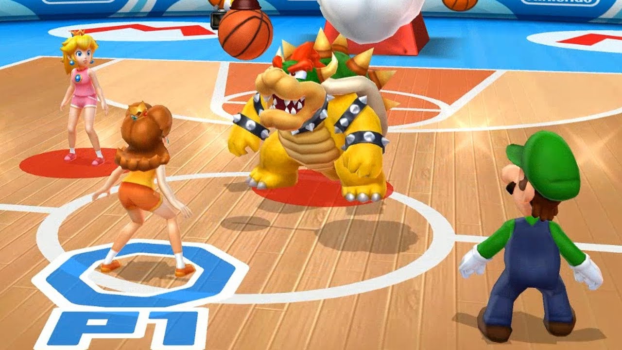 Mario Sports Mix Volleyball - Team Daisy, Luigi Vs Team Bowser, Peach ...