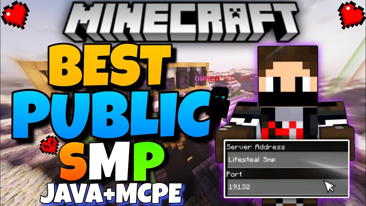 New Best Lifesteal Public Smp Server For Minecraft 🔥 | Java + PE | 24/7 ...