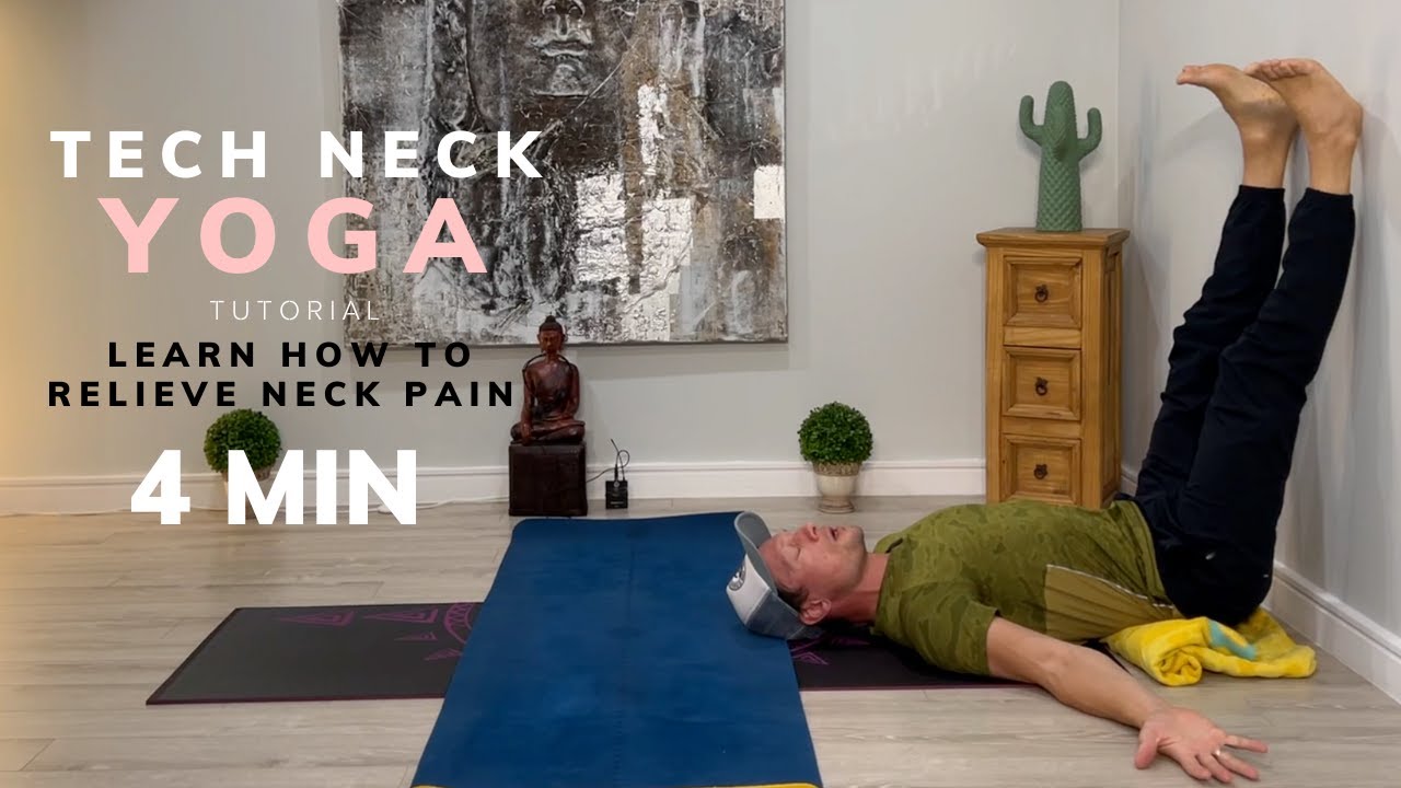 Yoga For Neck Pain - Learn How To Relax Your Neck Using Inversion - YouTube