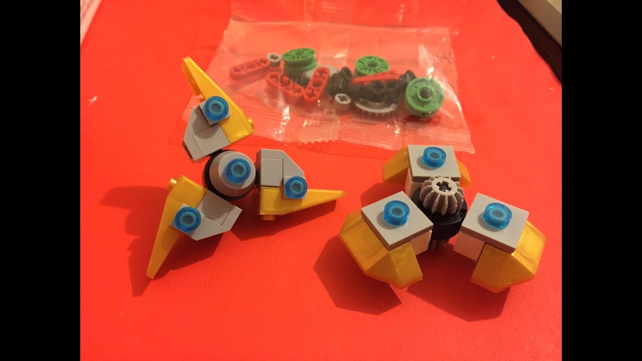 DIY how to build LEGO FIDGET SPINNER 6 different models - YouTube
