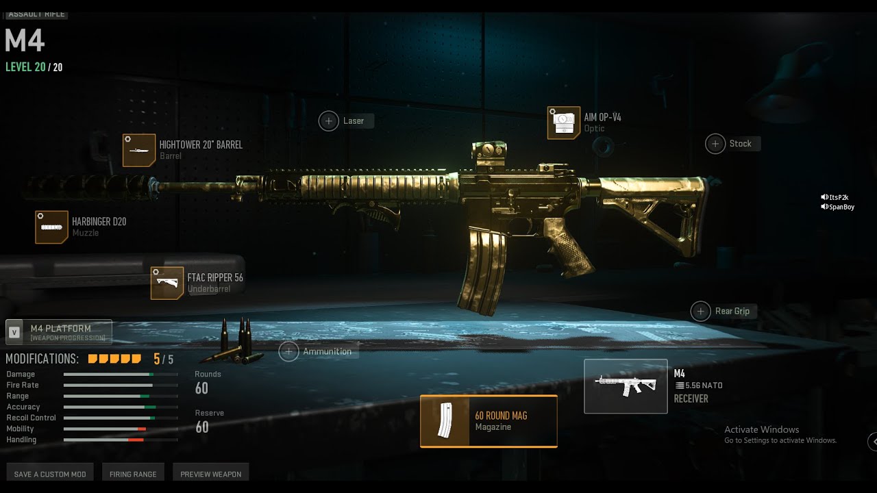 The No Recoil M4 Class Setup Warzone 2 Youtube