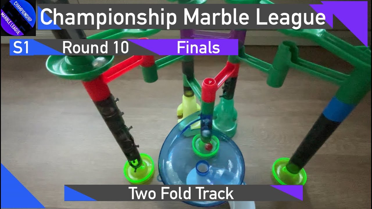 Championship Marble League Round 10 Finals: Two Fold Track - YouTube