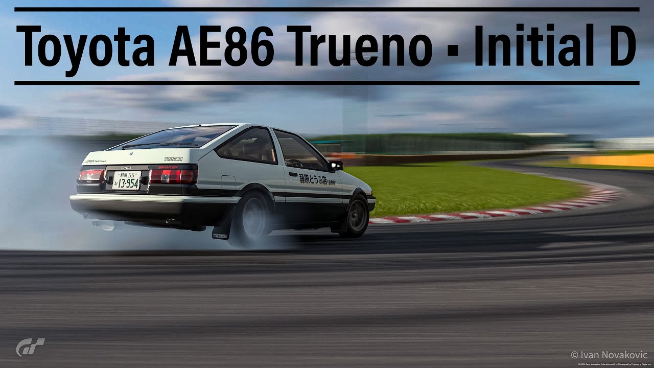GT7 | Toyota AE86 Trueno Initial D | Livery - YouTube