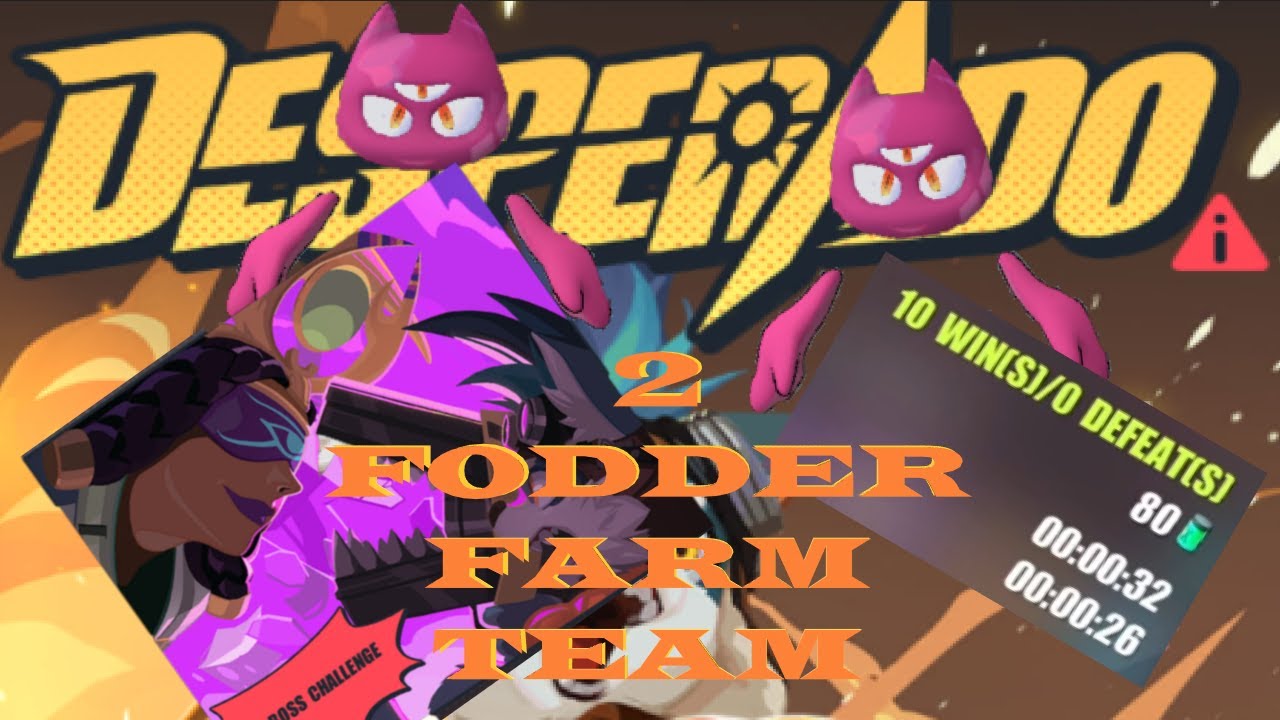 F2P FRIENDLY 30 SECS TEAM + 2 FODDER | UPDATED DESPERADO EVENT TEAM PT ...