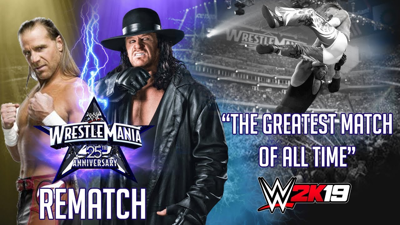 Shawn Michaels vs The Undertaker WRESTLEMANIA 25 REMATCH | WWE 2K19 ...