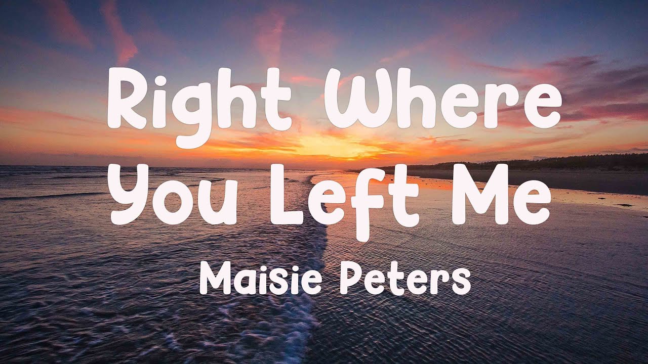 Right Where You Left Me - Taylor Swift (Lyrics Video) 🤎 - YouTube