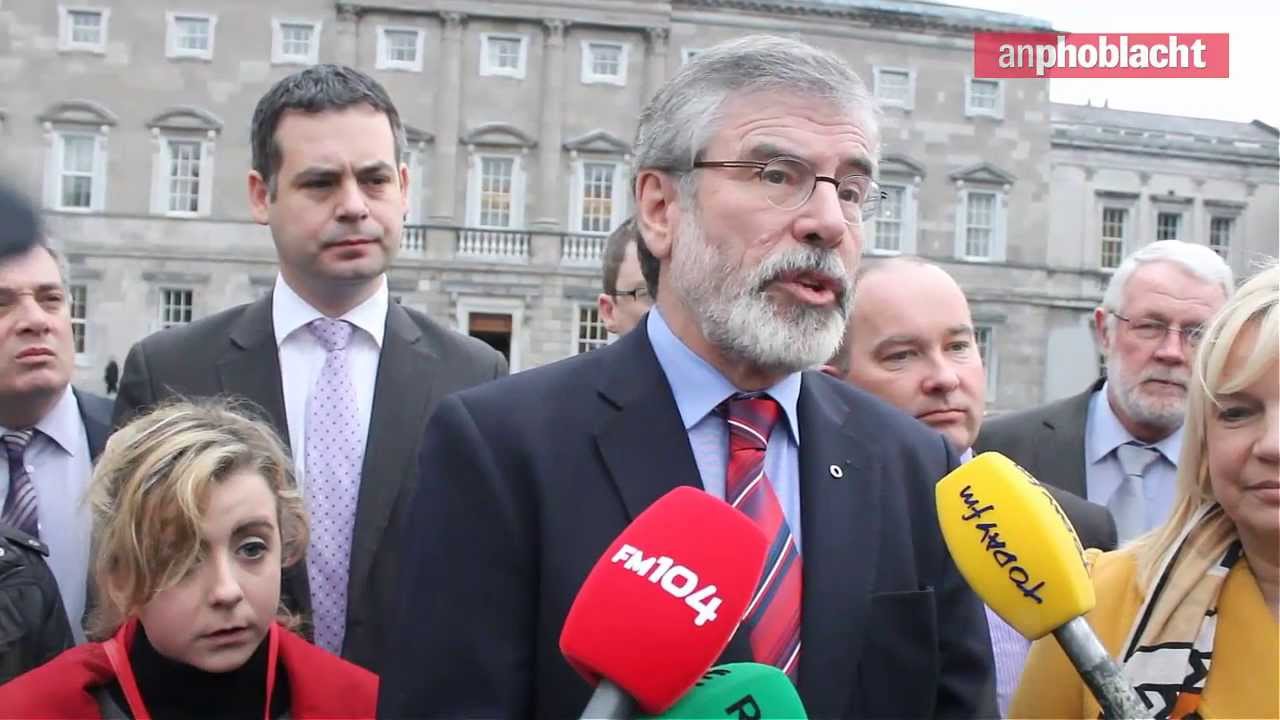 Minister Phil Hogan should resign - Gerry Adams TD - YouTube