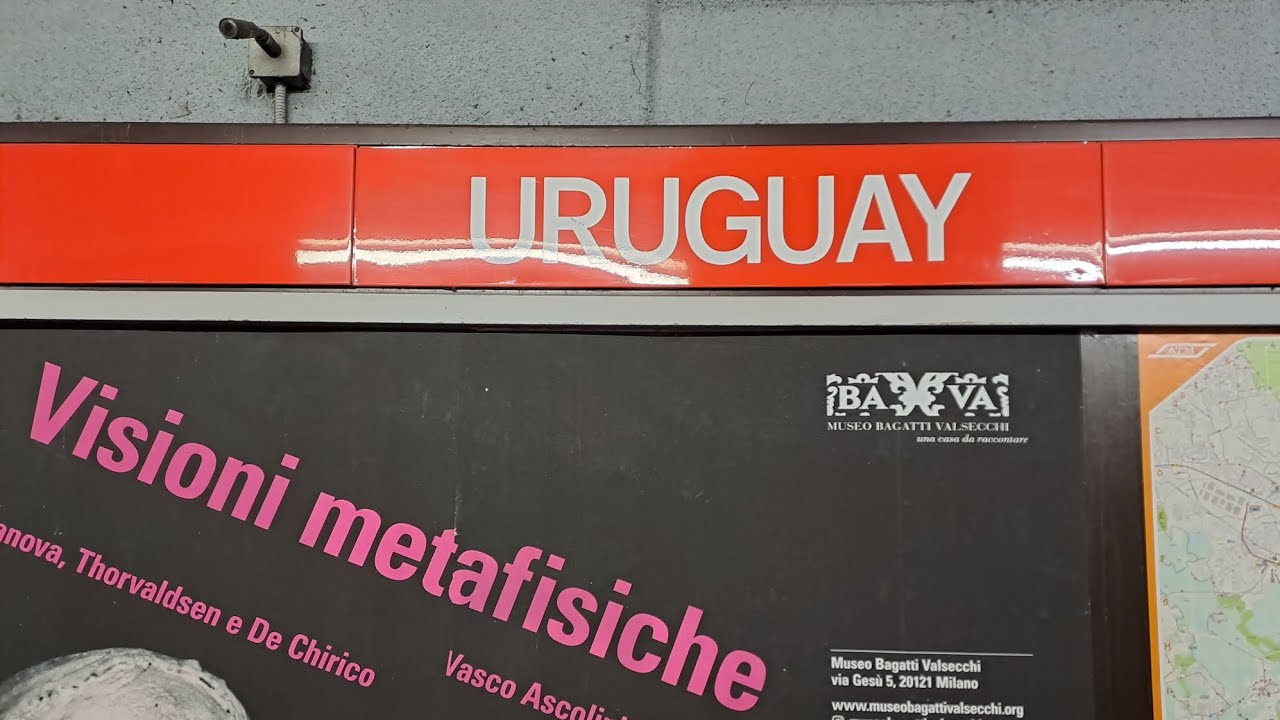 (Walkthrough) Stazione URUGUAY (M1 Metro Milano) - YouTube