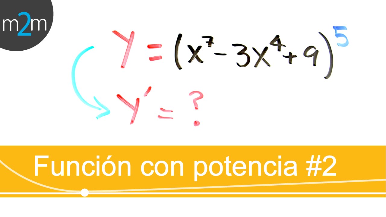 Derivada de una Potencia / ej 1 | Reglas de derivación 10 de 20 - YouTube