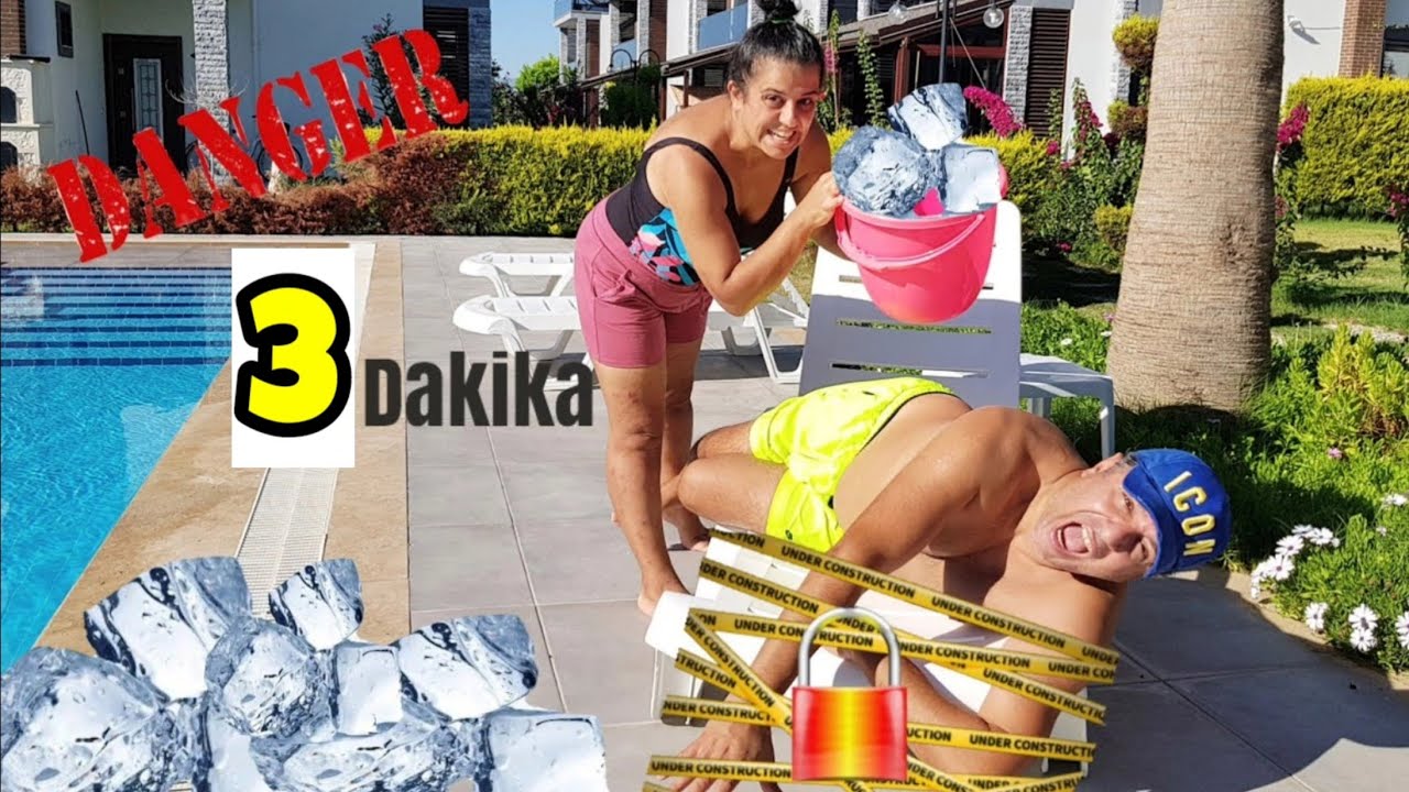 3Dk.KİLİTLERDEN KURTULMA.BUZ DOLU KOVAYI BOŞALTMA - YouTube