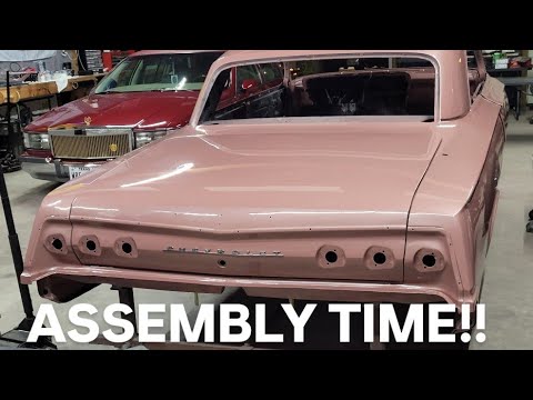 PARTS ARE GOING ON THE 62 !! / MOON ROOF COVER AND DECK LID - NEXT UP ...