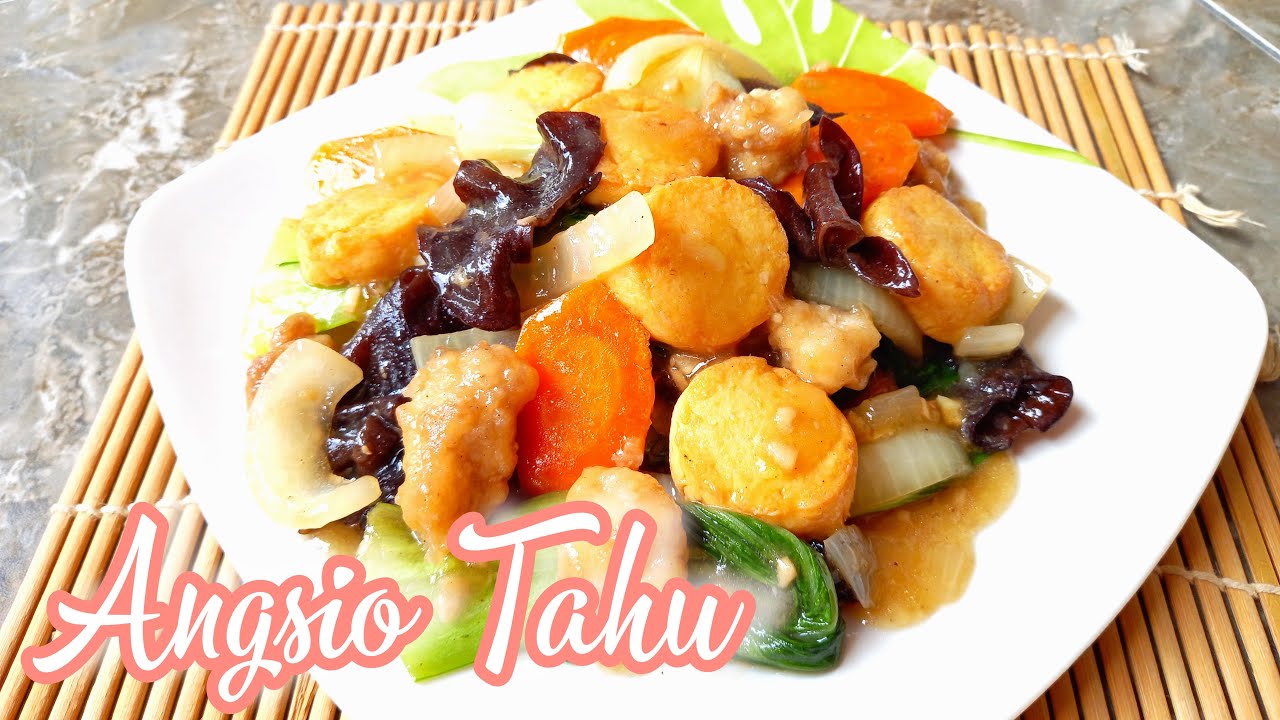 ANGSIO TAHU ALA RUMAHAN | GAK KALAH DENGAN YANG DI RESTORAN !!! - YouTube