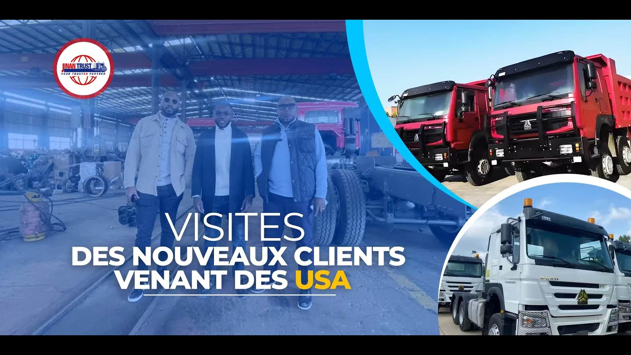 Visite des Clients Venant des USA, Avant de placer leur Commande: Mr ...