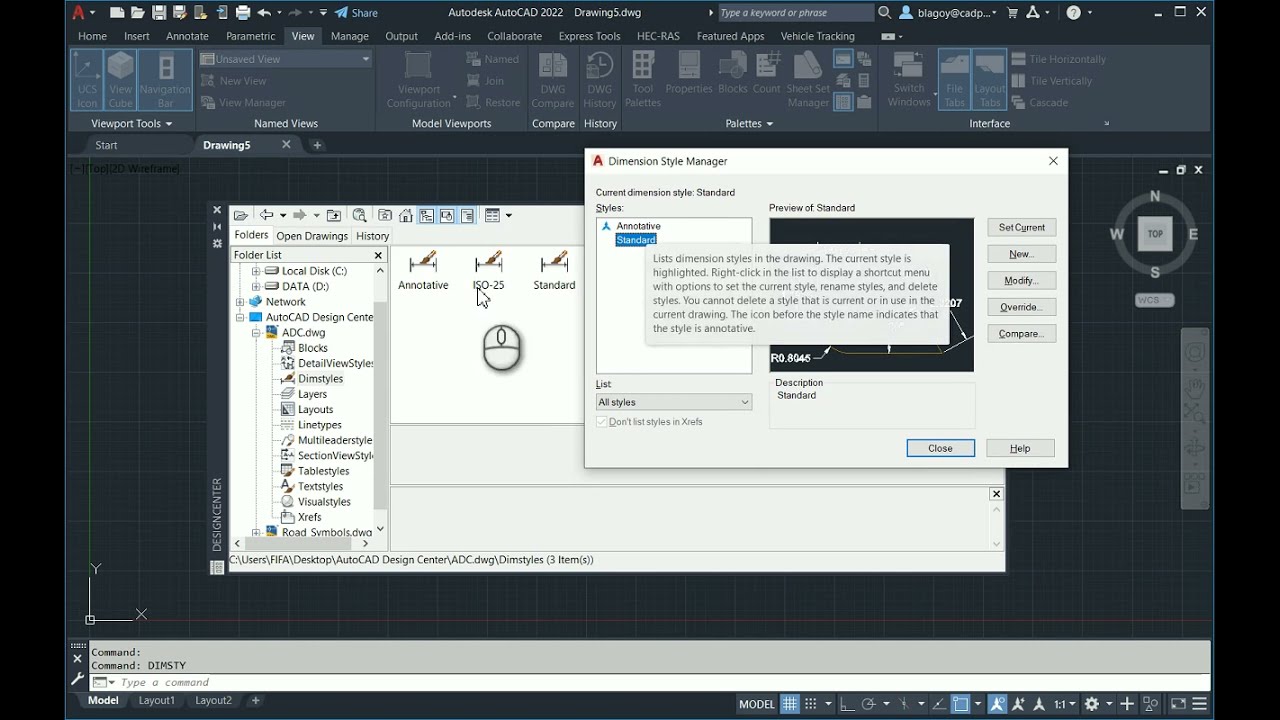 AutoCAD Design Center - YouTube