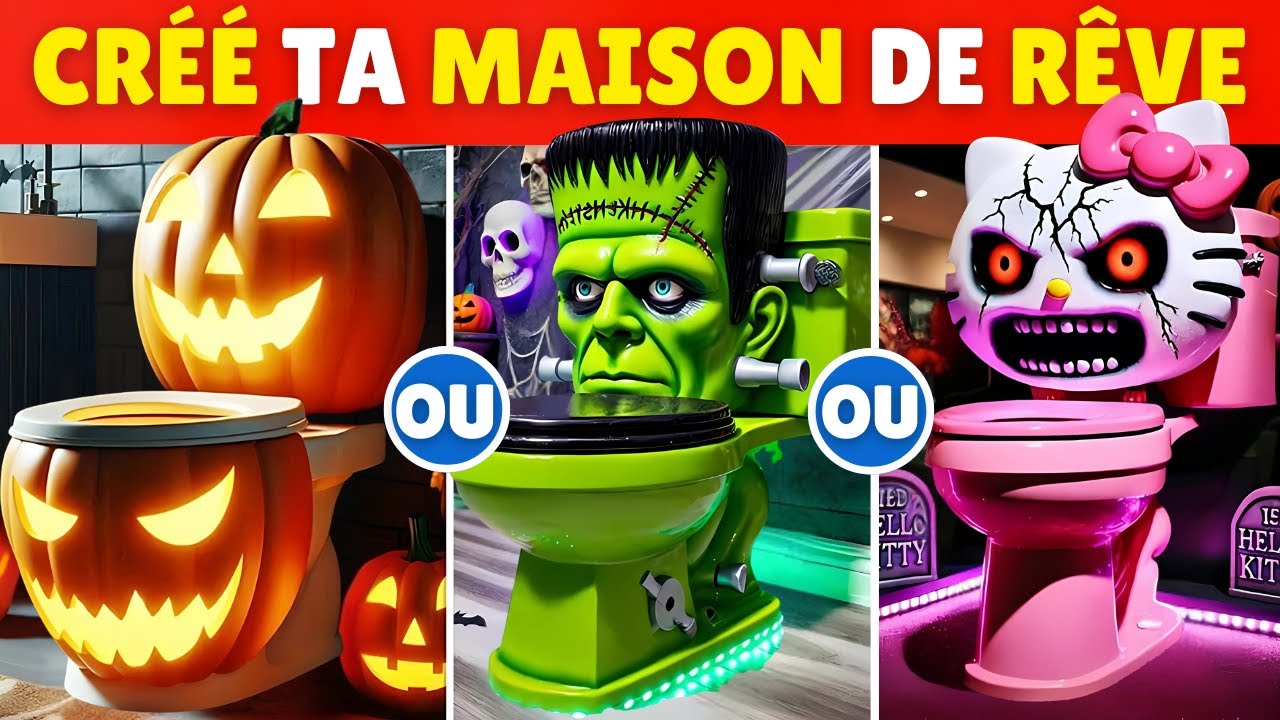 Tu préfères...? CONSTRUIS ta MAISON de RÊVE 🏠🌈💞 - YouTube