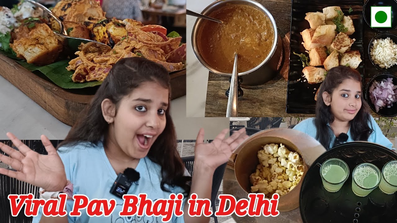 Viral Pav Bhaji Fondue In Delhi |Best Restaurant And Food Experience ...