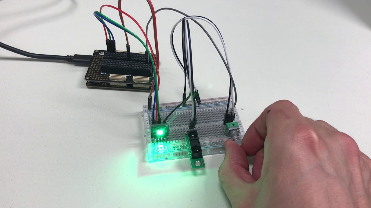 RGB LED from Potentiometer Analog Input - YouTube