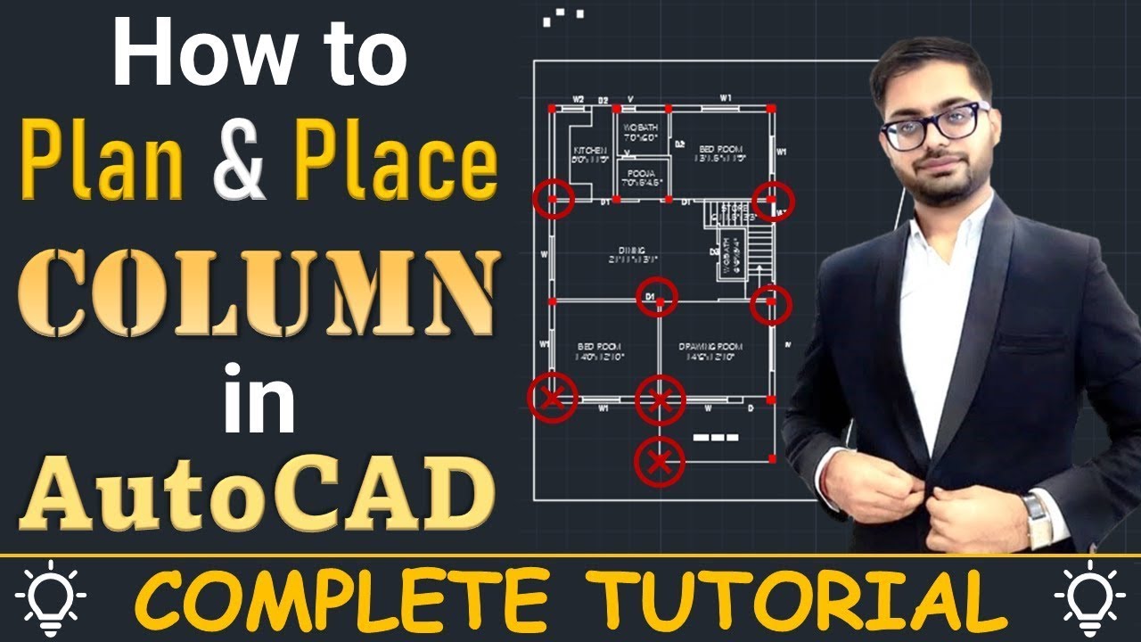 Mastering Column Placement in AutoCAD Plans: Step-by-Step Guide! 🏢📐 ...