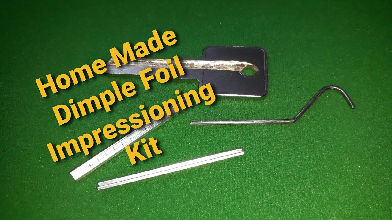 (092) Home Made Dimple Foil Impressioning Tool - YouTube