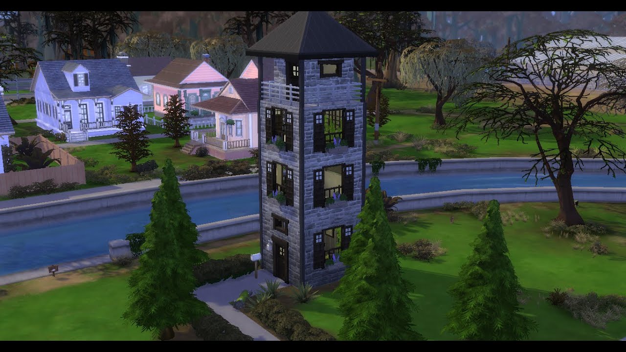 I built a house in The Sims 4 using Plumbella's Cursed Build Challenge ...