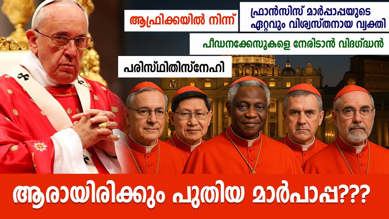 ആരായിരിക്കും പുതിയ മാർപാപ്പ? Top 5 Pope Candidates After Pope Francis ...