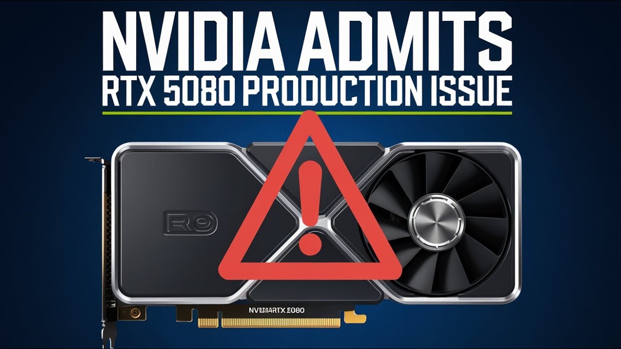 Nvidia Admits RTX 5080 Production Issue - YouTube