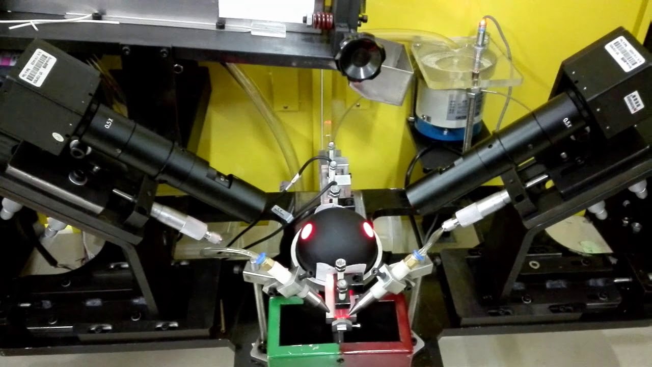 Steel Ball Surface Detector - YouTube