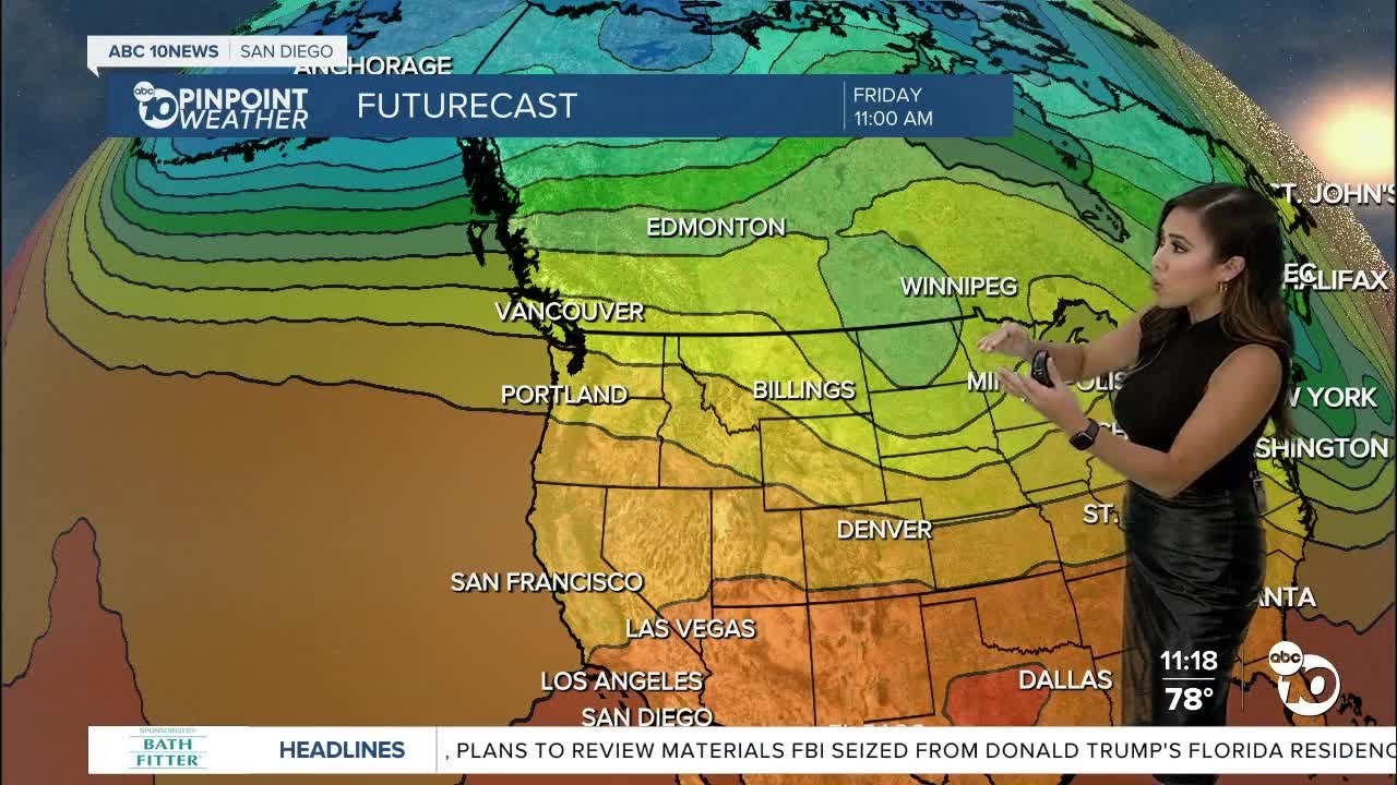 ABC 10News Pinpoint Weather with Weather Anchor Vanessa Paz - YouTube