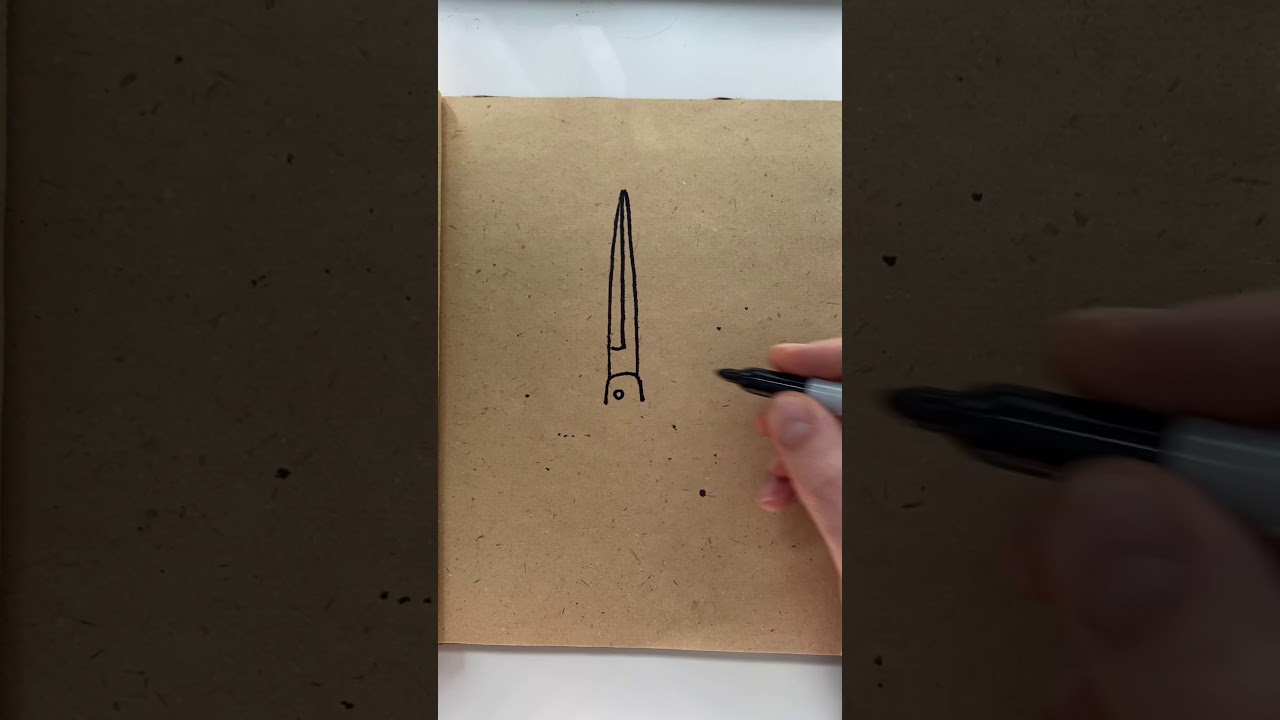 How to draw a SWITCH BLADE with a SHARPIE! 1080P HD DVD 123 ABC - YouTube