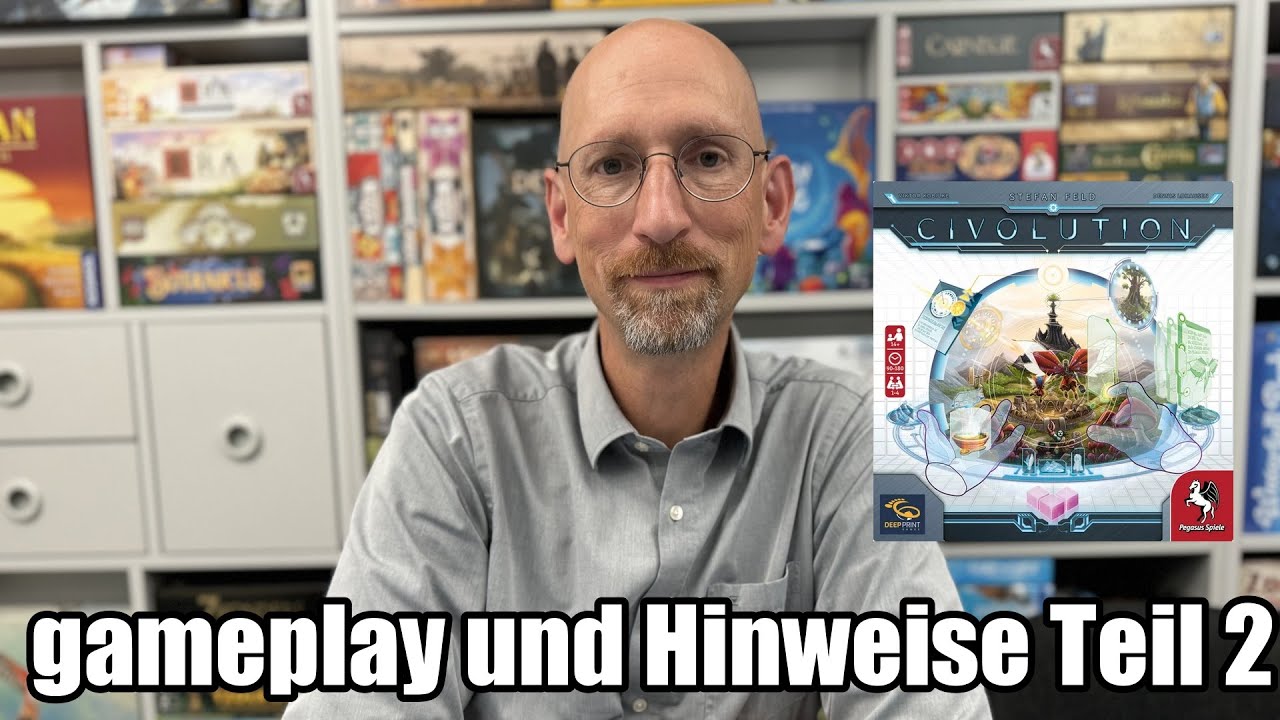 Civolution gameplay mit Stefan Feld (Deep Print Games / Pegasus Spiele) - YouTube