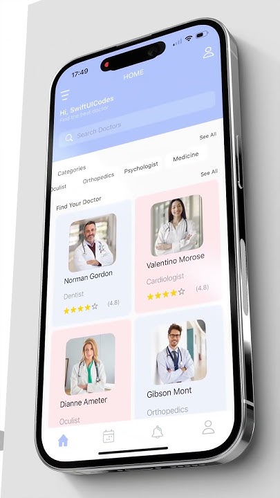 Doctor Scheduling App Ui 3 Full Code Shorts Doctor Doctors Health Appointment